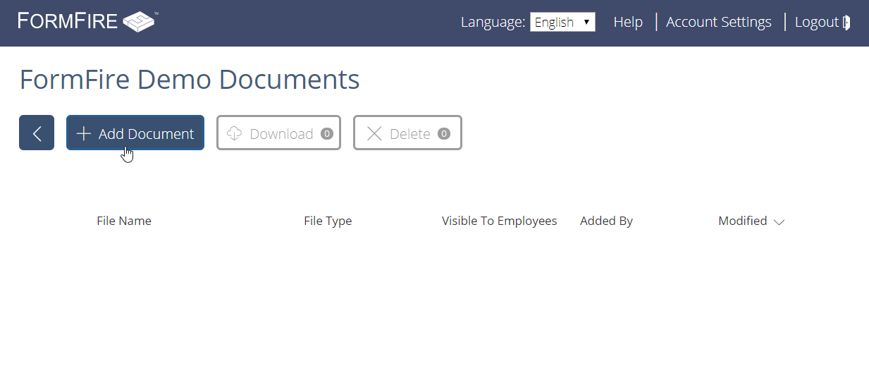 How to Use the Document Center as an HR Manager – FormFire Help